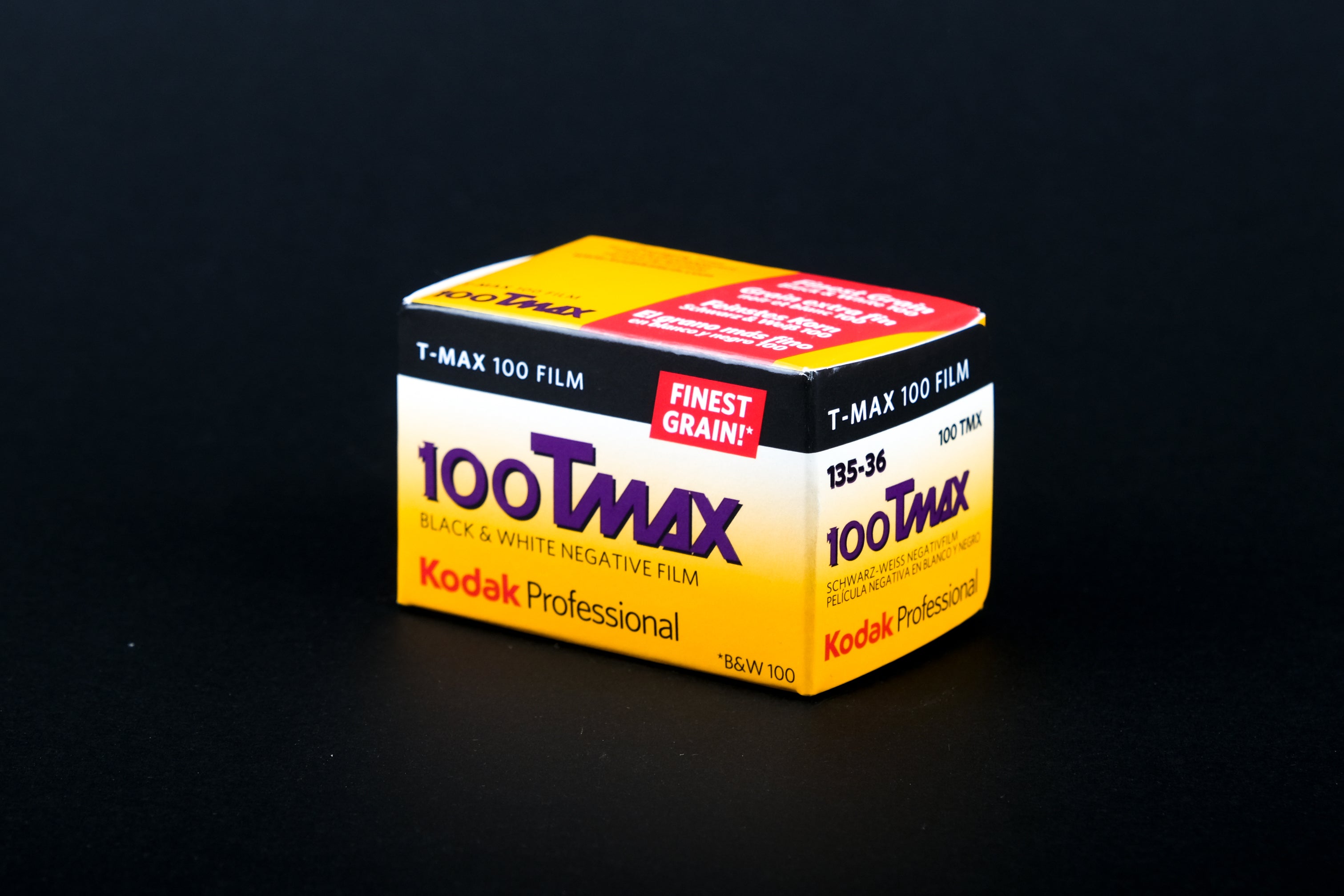Kodak 100 TMax 35mm Black & White Film 36 exp – Vintage Camera Hut