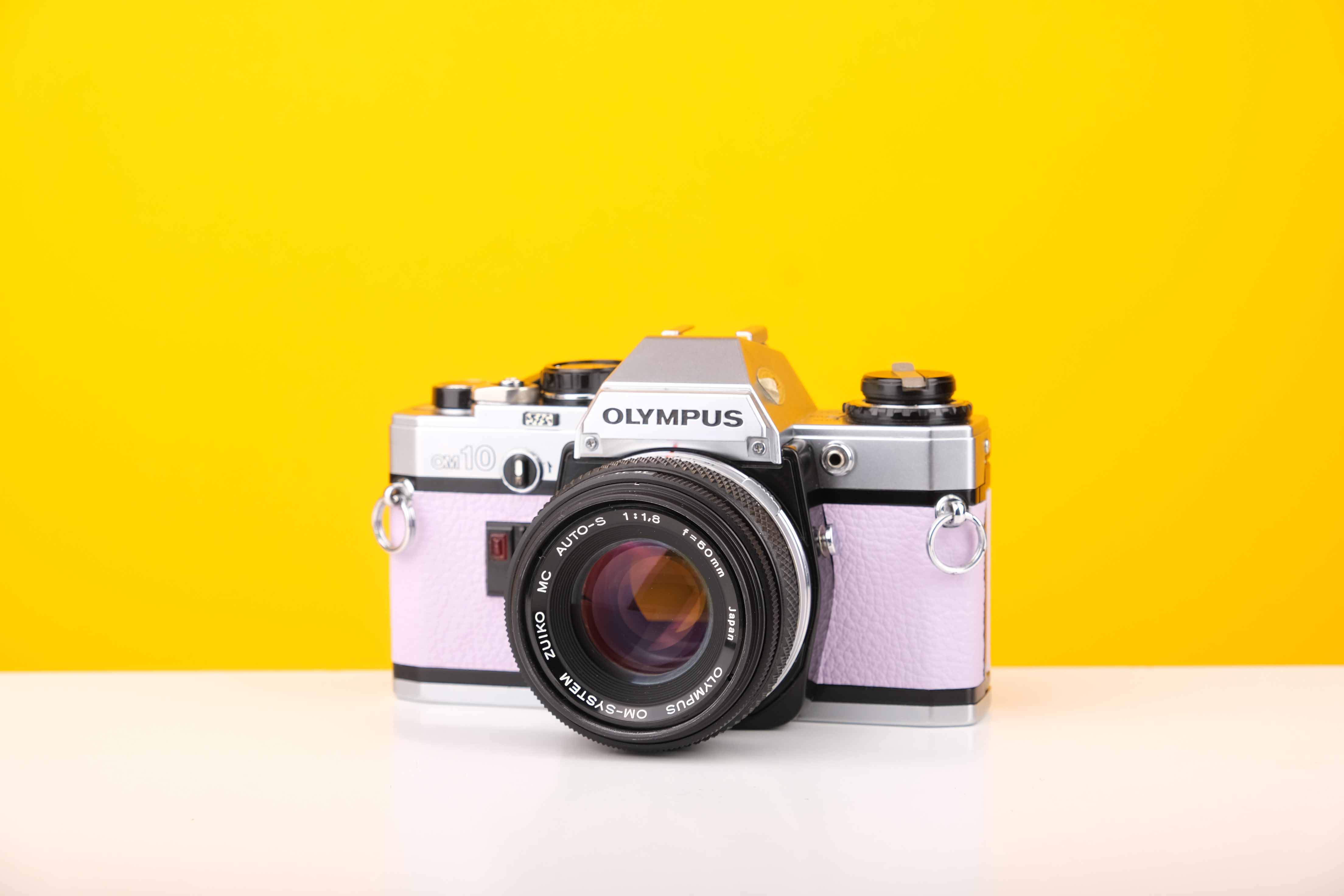 Olympus OM10 35mm SLR Film Camera with Manual Adapter and Olympus Zuik ...